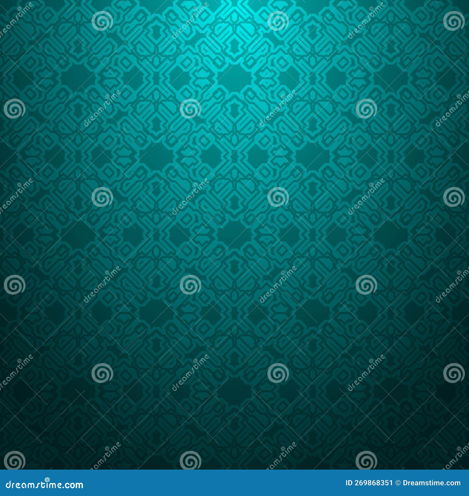 Cyan geometric pattern stock illustration. Illustration of element ...