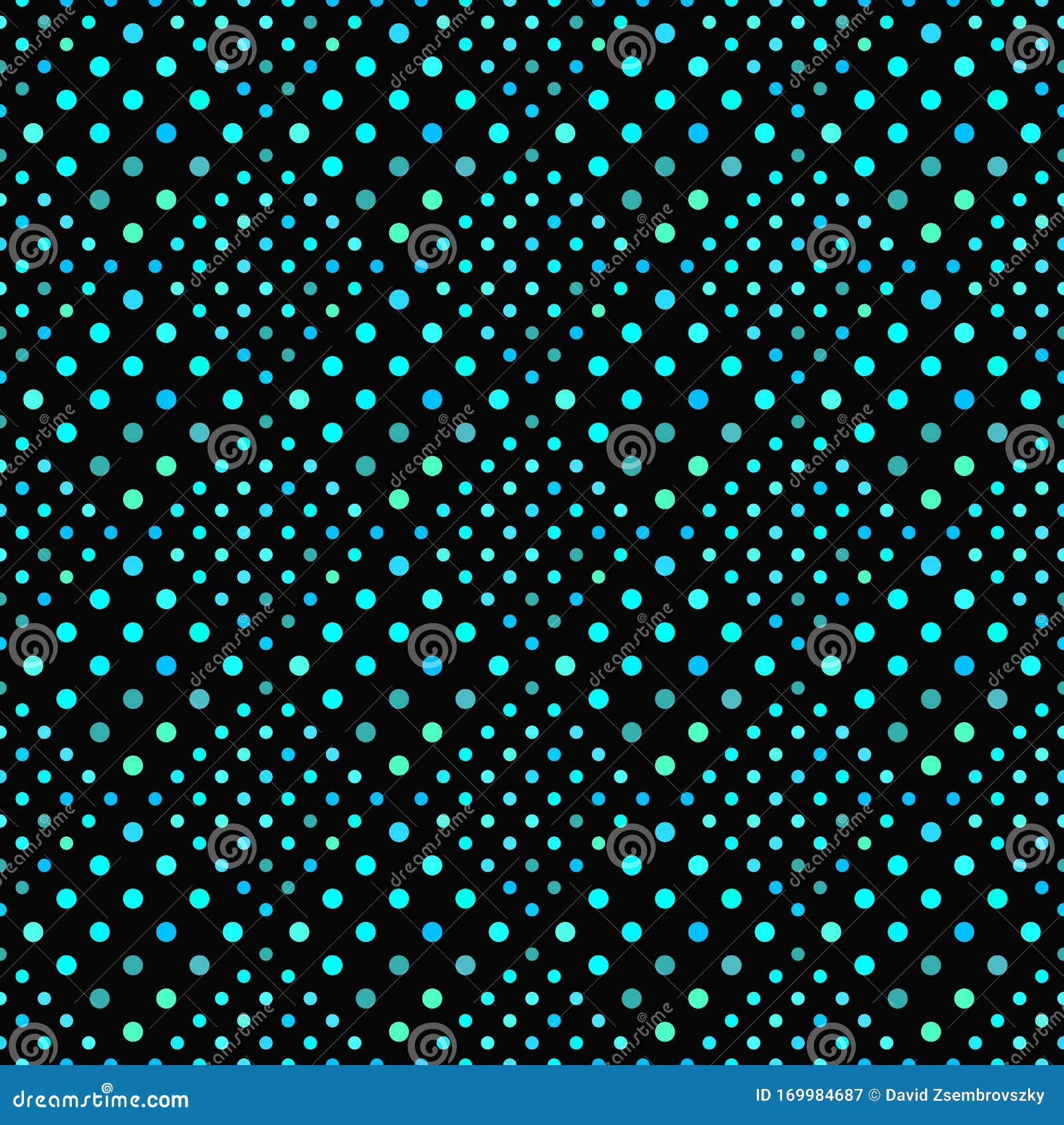 Abstract Cyan Geometrical Dot Pattern Background Design Stock Vector ...