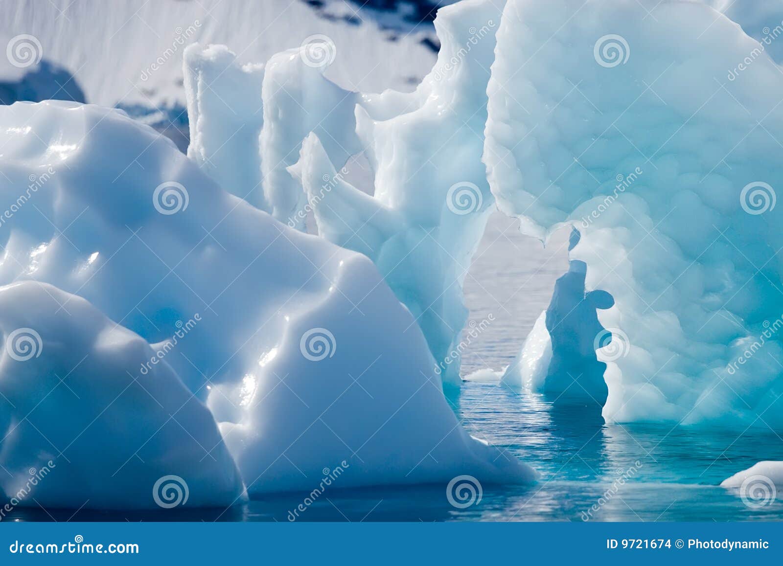Cyan icebergs stock photo. Image of float, cyan, arctic - 9721674