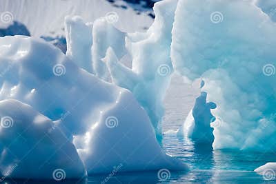 Cyan icebergs stock photo. Image of float, cyan, arctic - 9721674