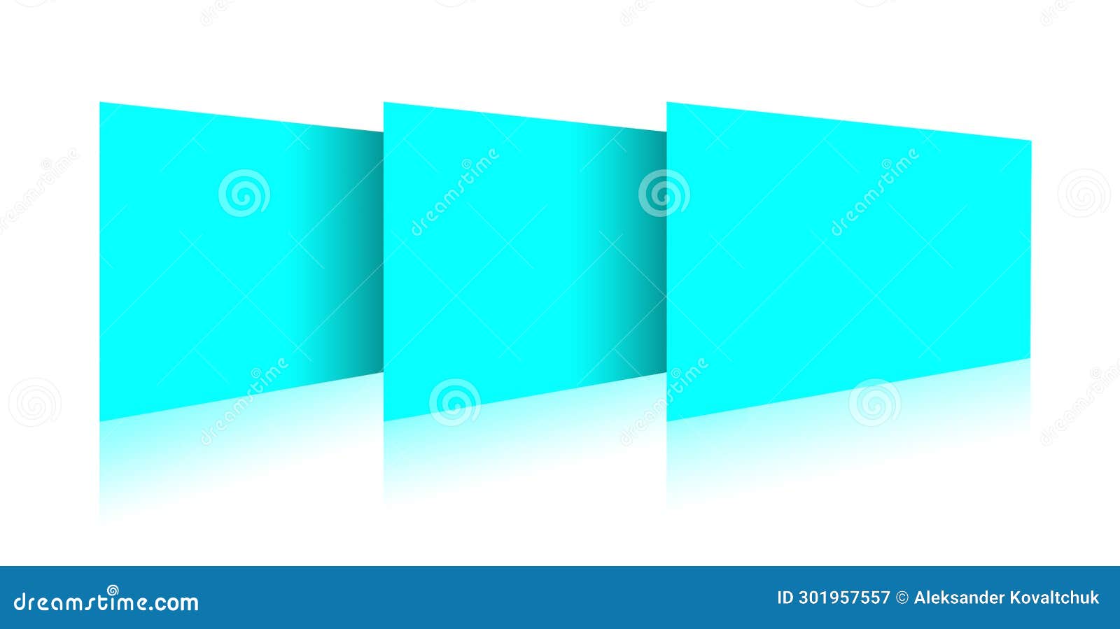 Cyan Insert Report or Screenshoot Blank Template for Presentation ...