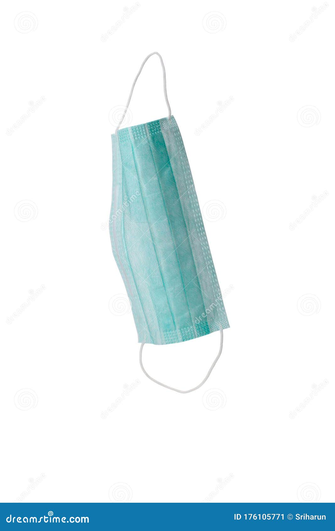 Cyan mask isolated stock image. Image of covid19, cough - 176105771