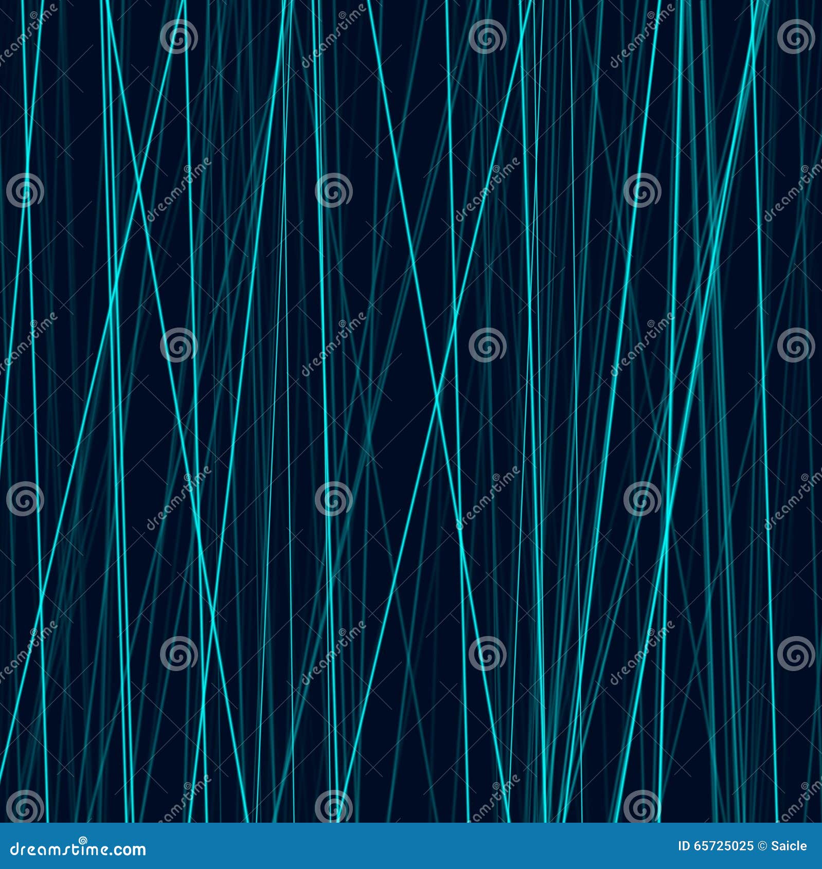 Cyan Neon Abstract Lines on Dark Background Stock Vector - Illustration ...