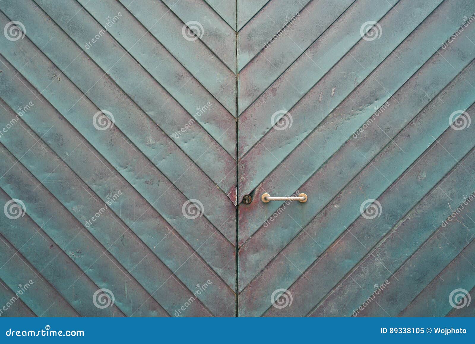 Cyan Old Metal Door Texture Stock Image - Image of coarse, dent: 89338105