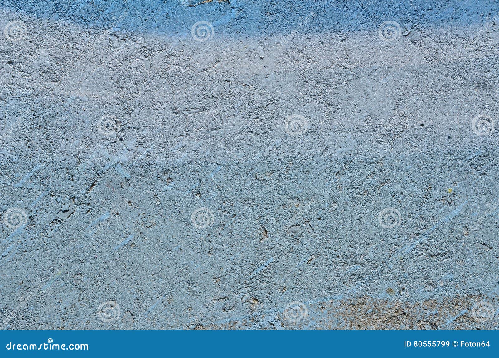 Cyan Paint Peel Off Scratch Old Concrete Wall Texture Background ...