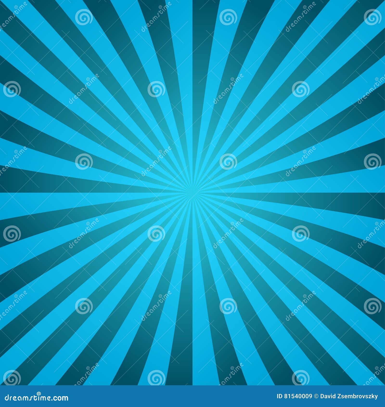 Cyan Ray Burst Design Background Stock Vector - Illustration of shape ...