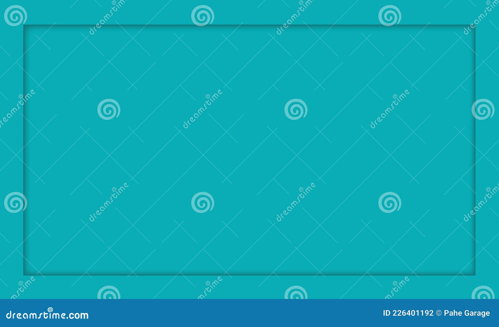 Cyan Rectangle with Soft Shadow Vector Stock Vector - Illustration of ...