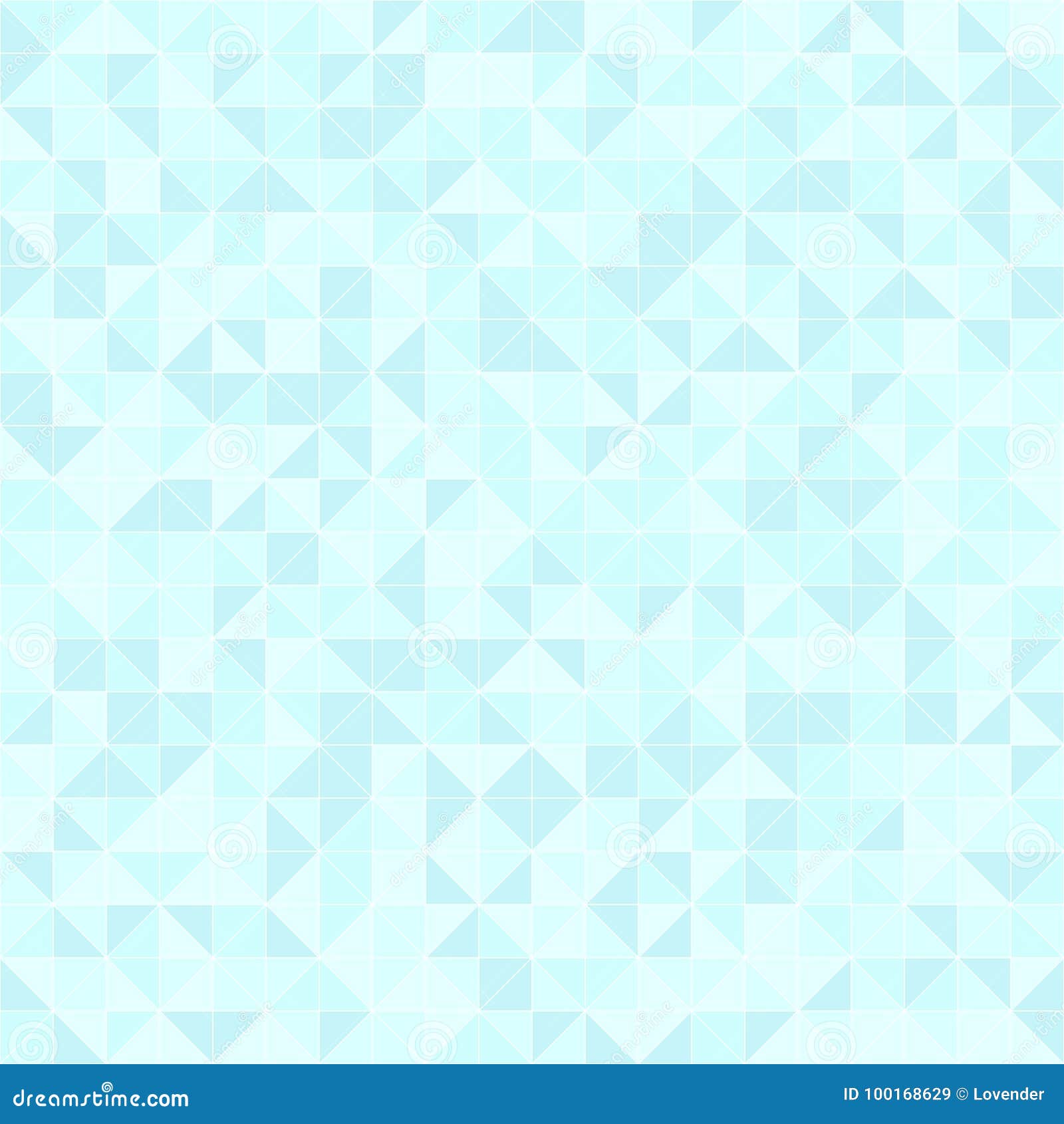 Cyan Right Triangle Pattern. Seamless Vector Background Stock Vector ...