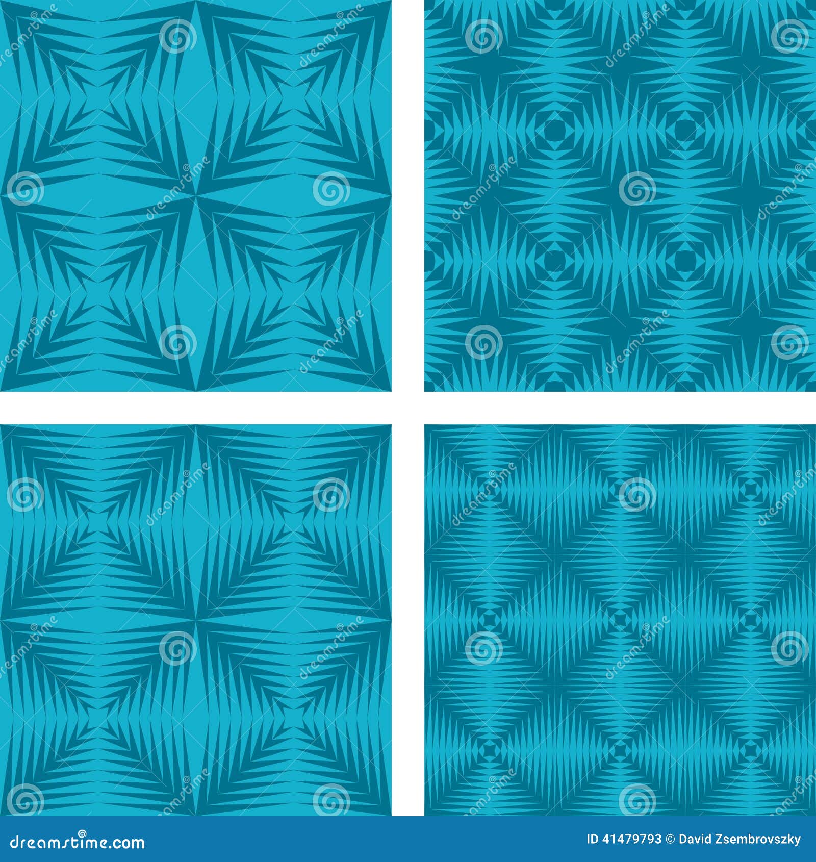 Cyan Seamless Background Set Stock Vector - Illustration of wallpaper ...