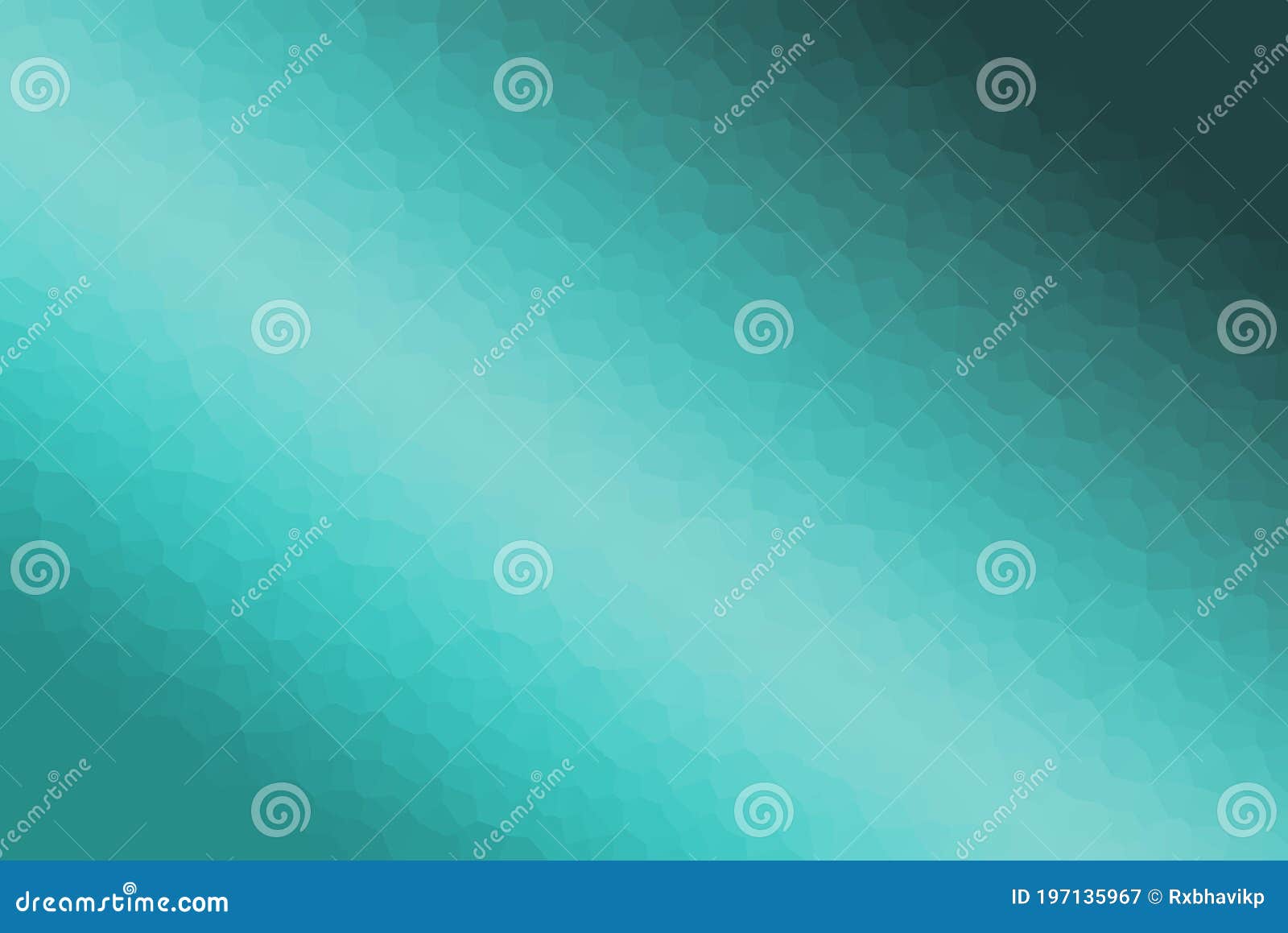 Cyan Shades Low Poly Gradient Crystallize Background Illustration Stock ...