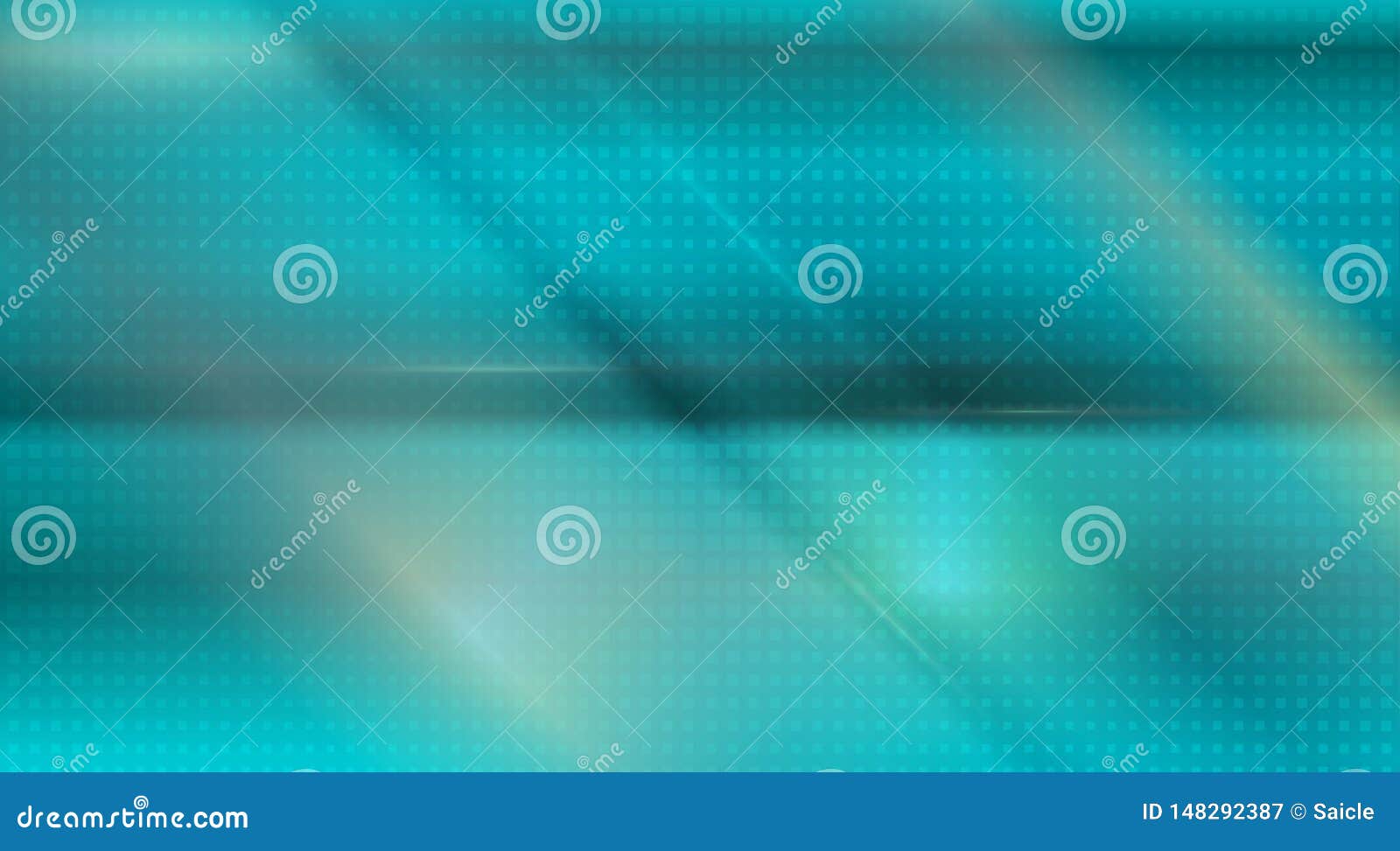 Cyan Shiny Glowing Smooth Stripes Abstract Background Stock Vector ...