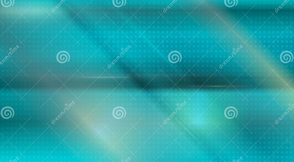 Cyan Shiny Glowing Smooth Stripes Abstract Background Stock Vector ...