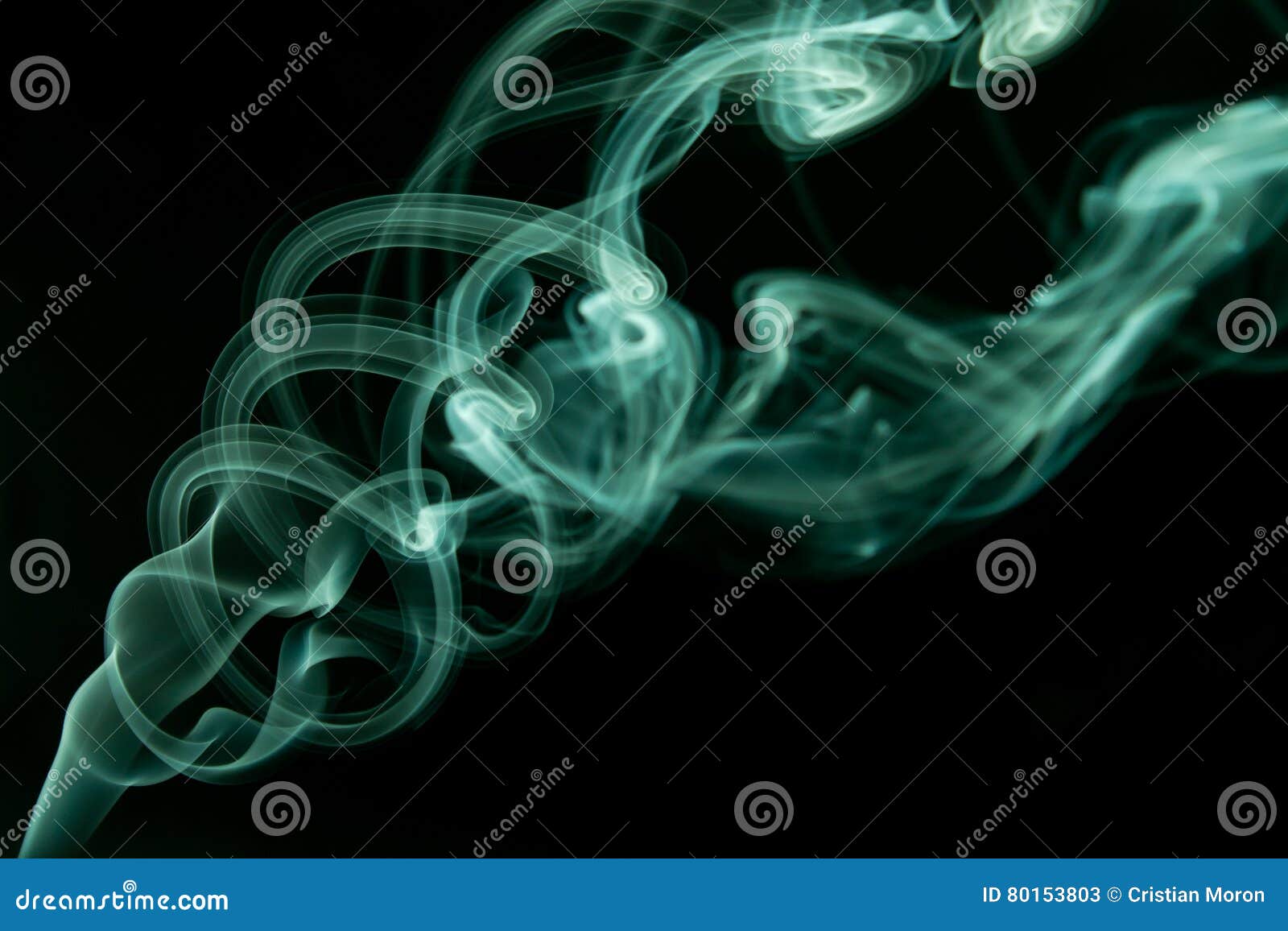 Cyan Smoke abstract stock image. Image of circular, humo - 80153803