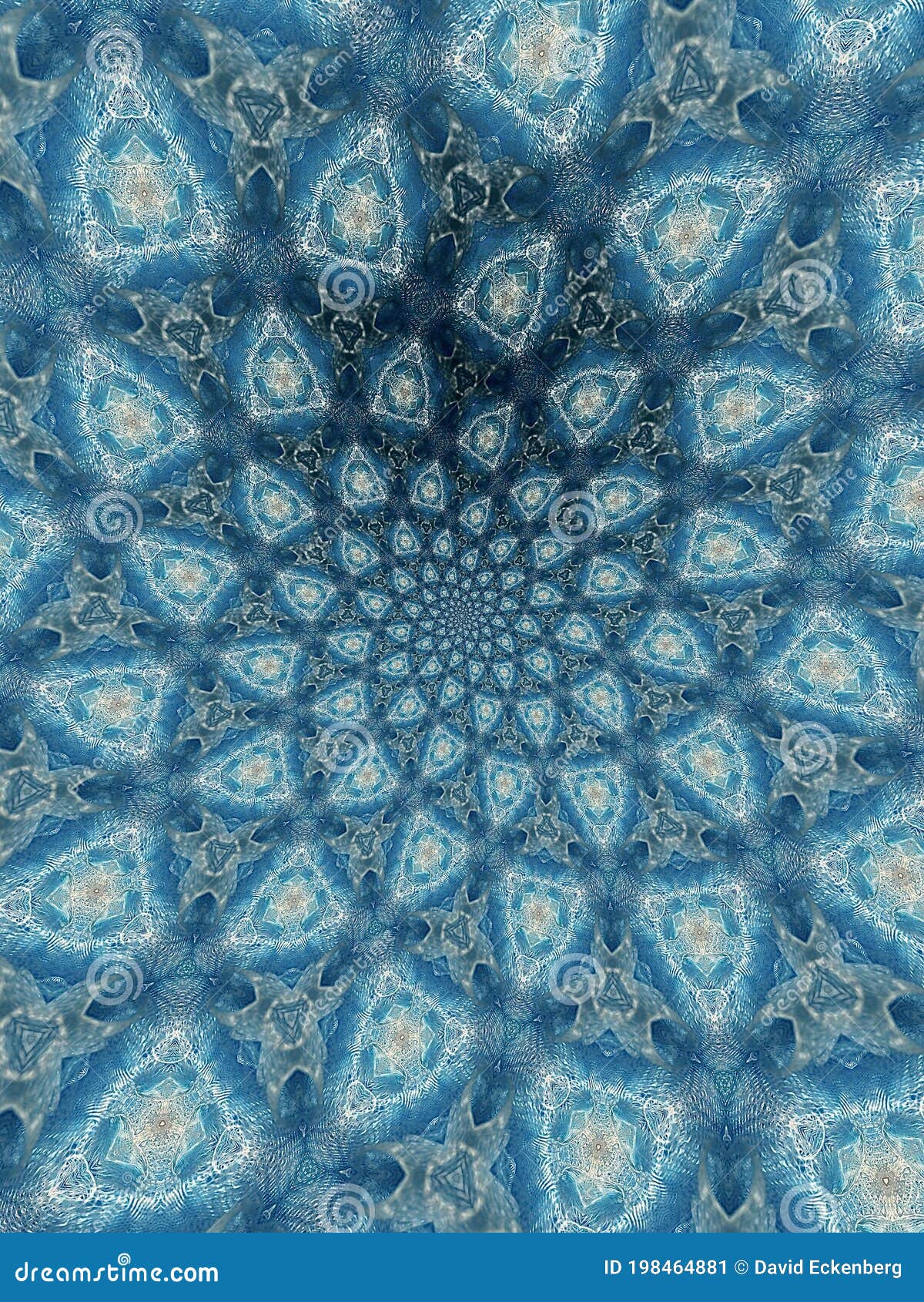 Cyan Spiral stock illustration. Illustration of cyan - 198464881