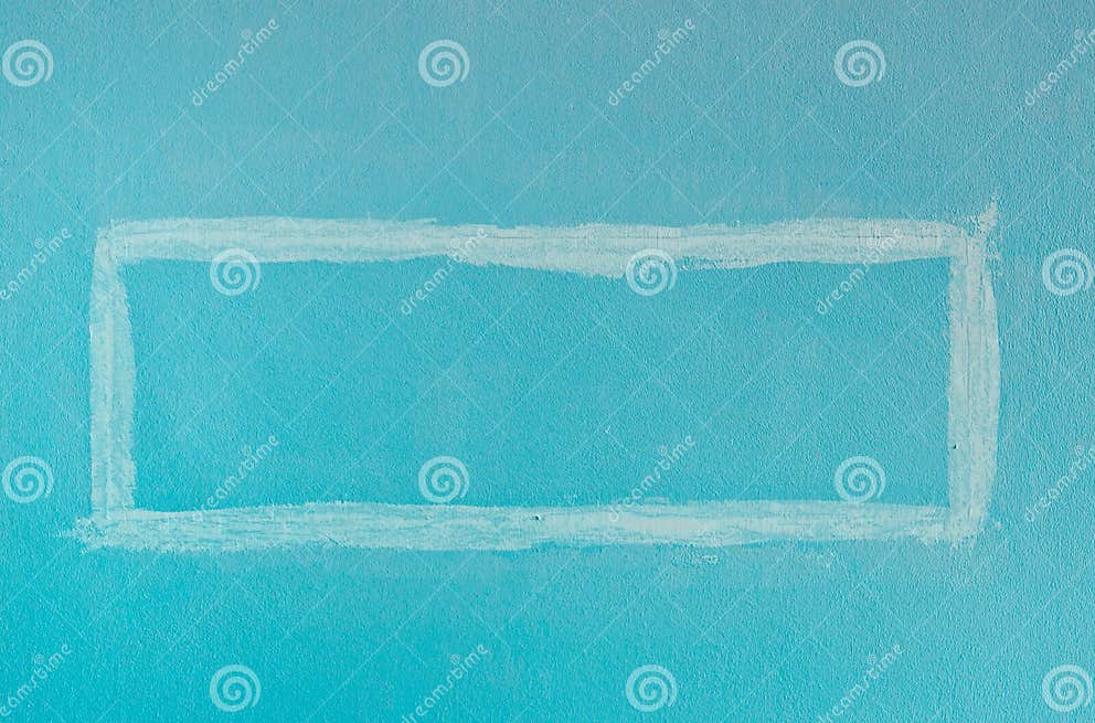 Cyan Square Paint Wall stock image. Image of draw, poster - 36157123