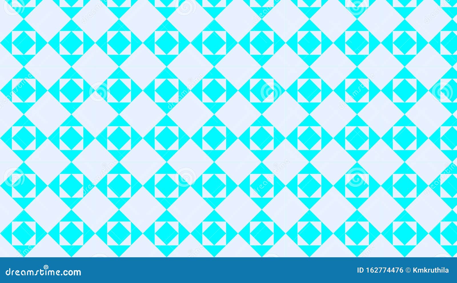 Cyan Square Pattern Background Illustration Stock Vector - Illustration ...