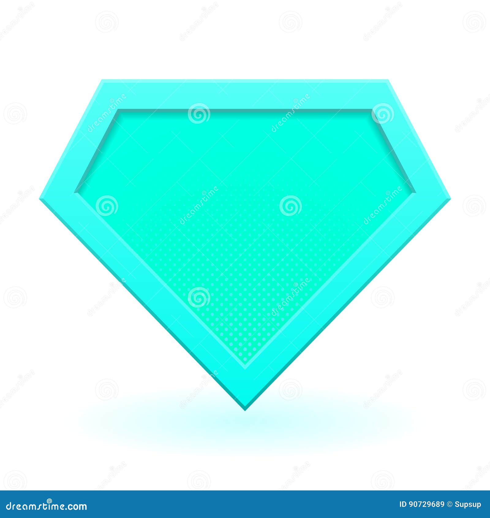Cyan superhero logo stock vector. Illustration of icon - 90729689