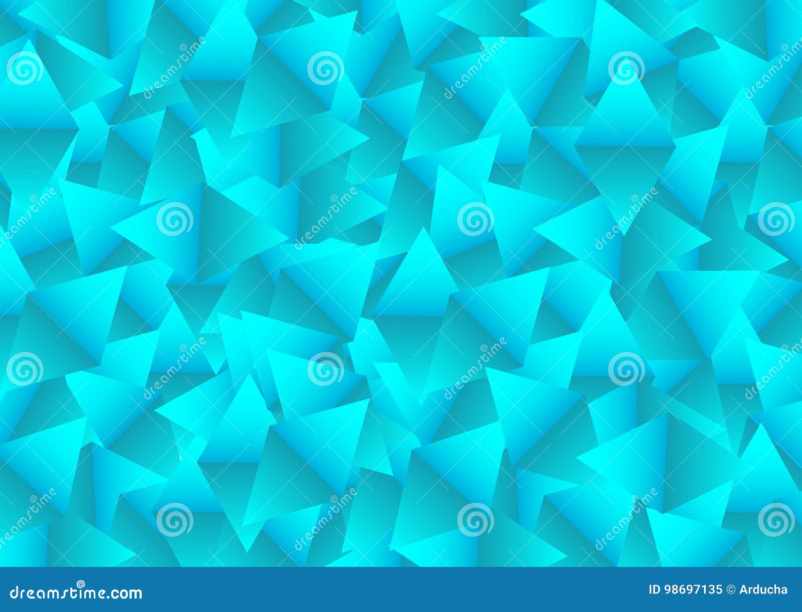Cyan triangle background stock illustration. Illustration of wallpaper ...