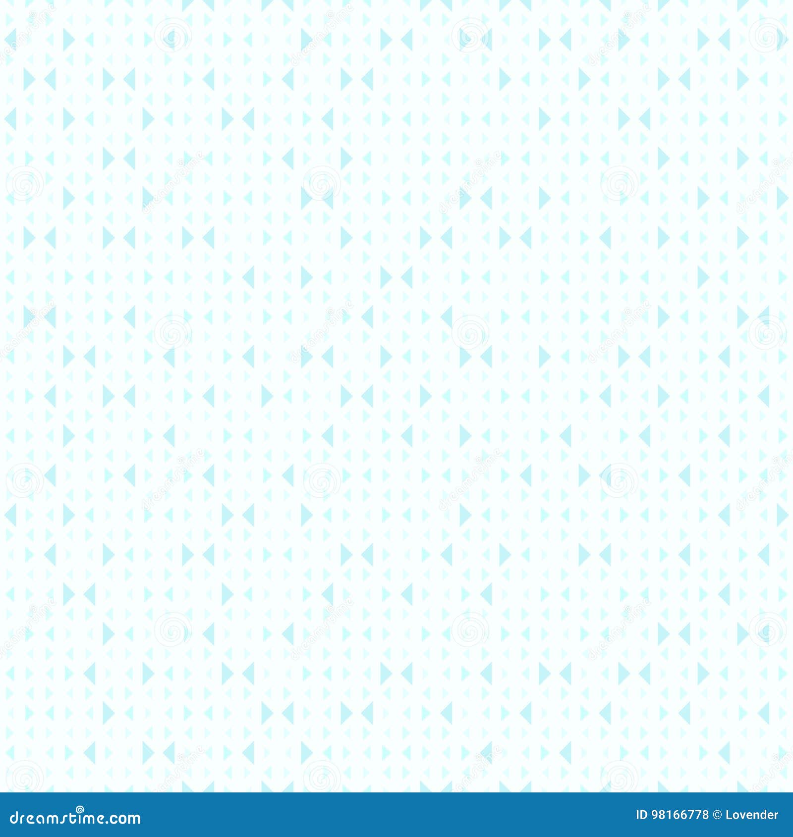 Cyan Triangle Pattern. Seamless Vector Stock Vector - Illustration of ...
