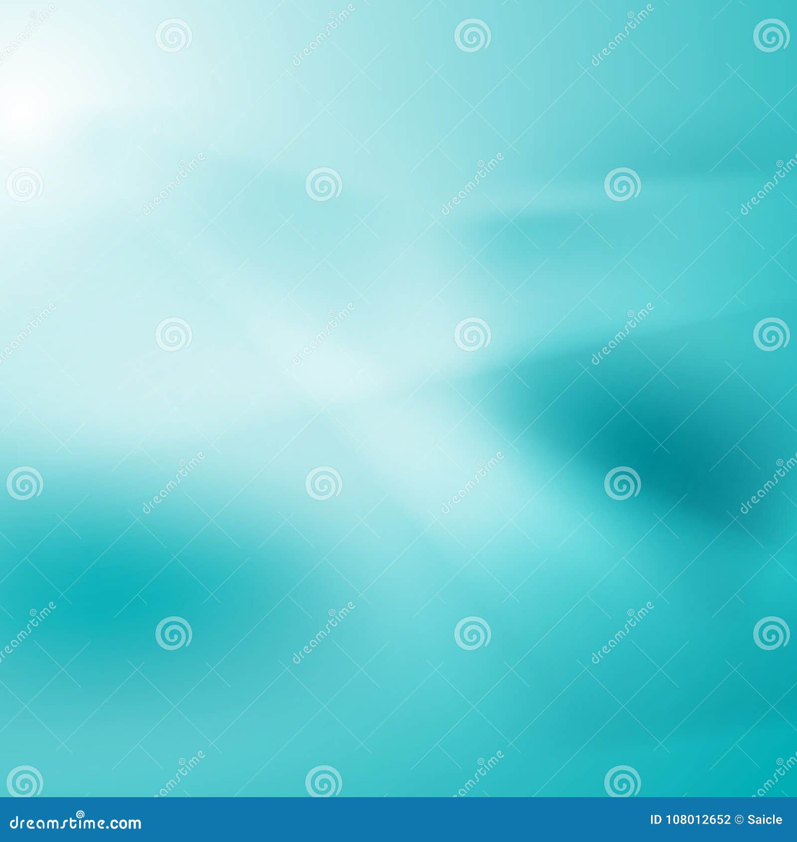 Cyan Turquoise Abstract Soft Gradient Background Stock Vector ...