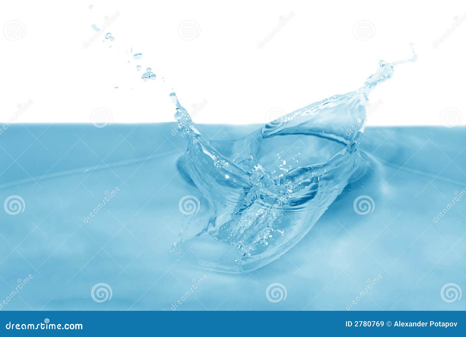 Cyan water spray stock illustration. Illustration of color - 2780769