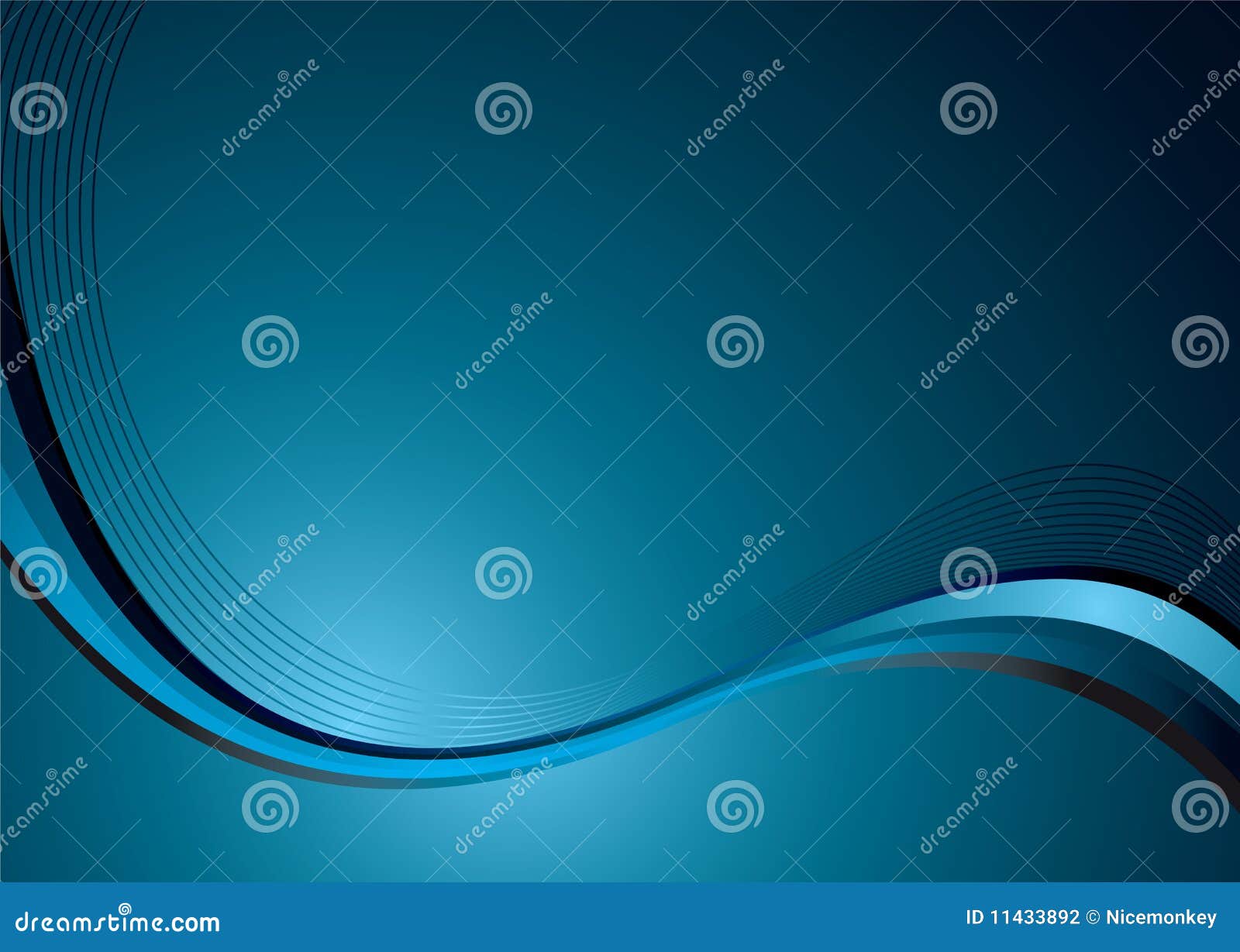 Cyan wave new stock vector. Illustration of concept, modern - 11433892