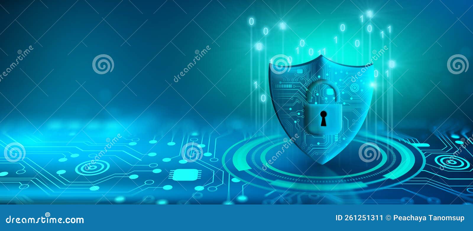 Cyber Attack Block, Cyber Data, and Information Privacy Concept. 3D ...