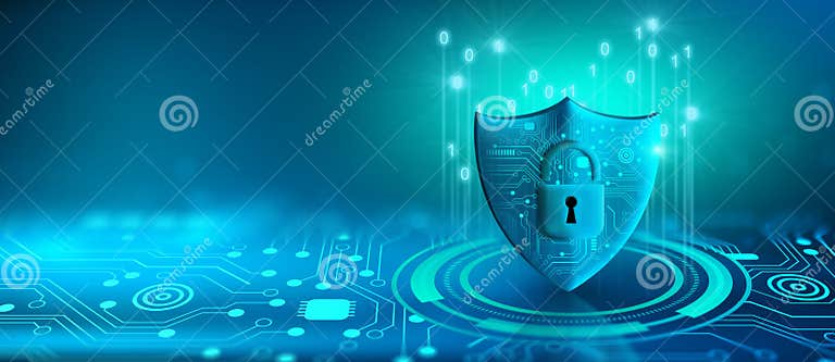 Cyber Attack Block, Cyber Data, and Information Privacy Concept. 3D ...