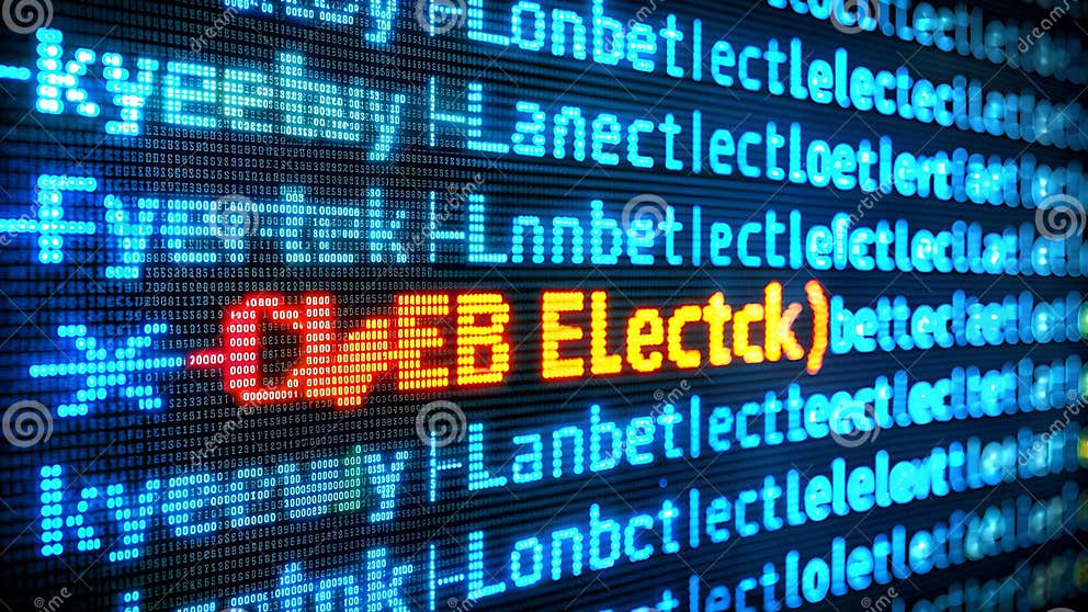 Cyber Attack Bluetooth Low Energy Ble Vulnerability Text In Binary System Ascii Art Style