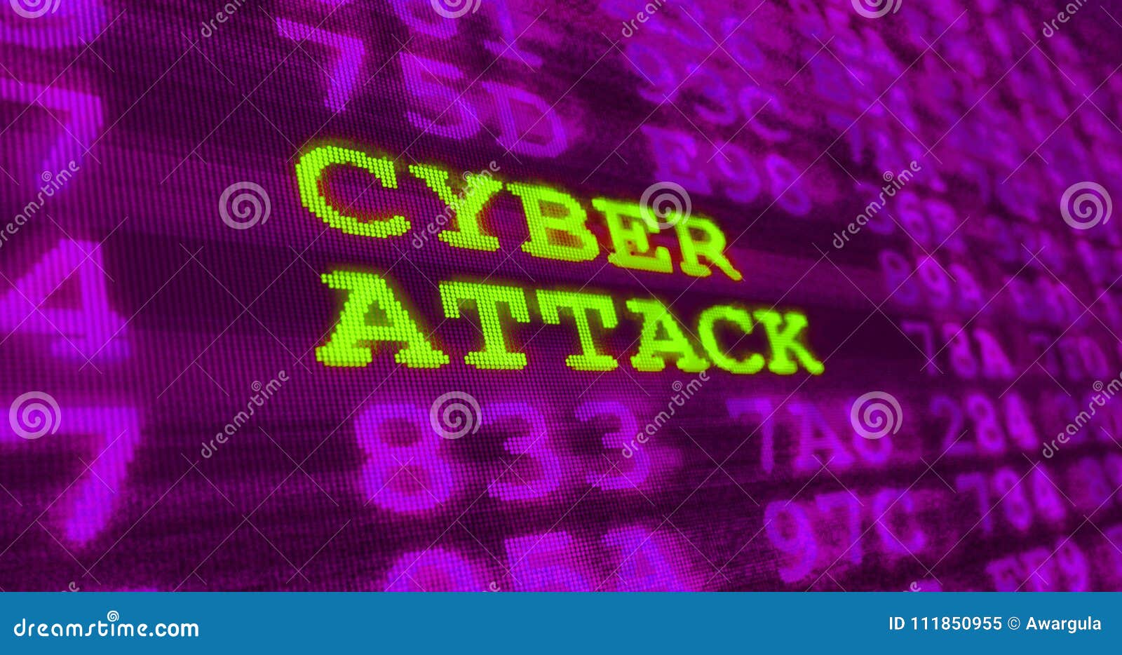 Cyber Attack and Computer Security Warnings with Noise Effect Stock ...