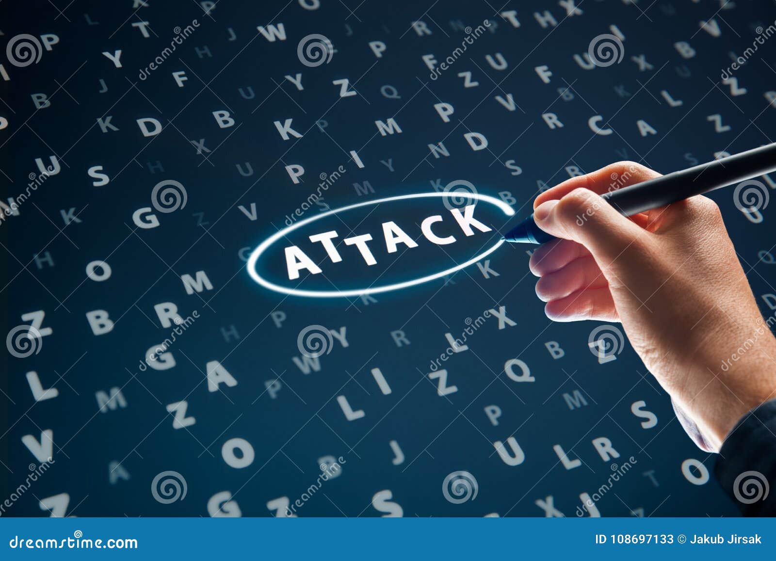 Cyber attack concept stock image. Image of unsecure - 108697133