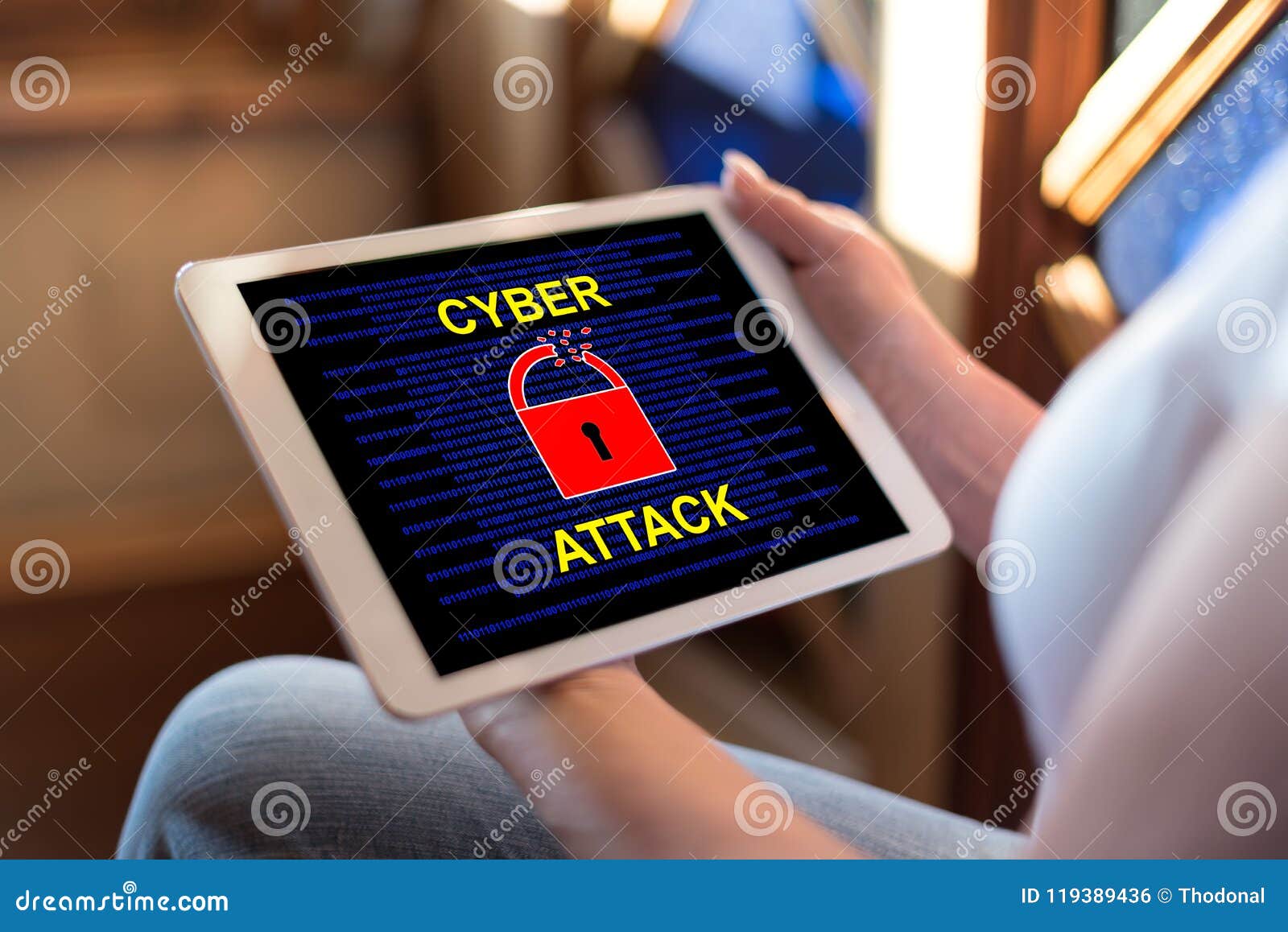 Cyber Attack Concept on a Tablet Stock Photo - Image of code, safe ... Cyber Attack Concept on a Tablet Stock Photo - Image of code, safe ...