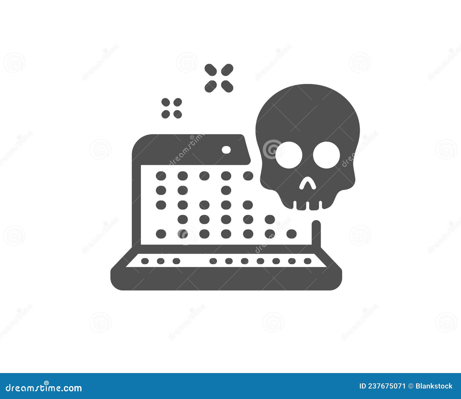 Cyber Attack Icon. Ransomware Threat Sign. Vector Stock Vector ...