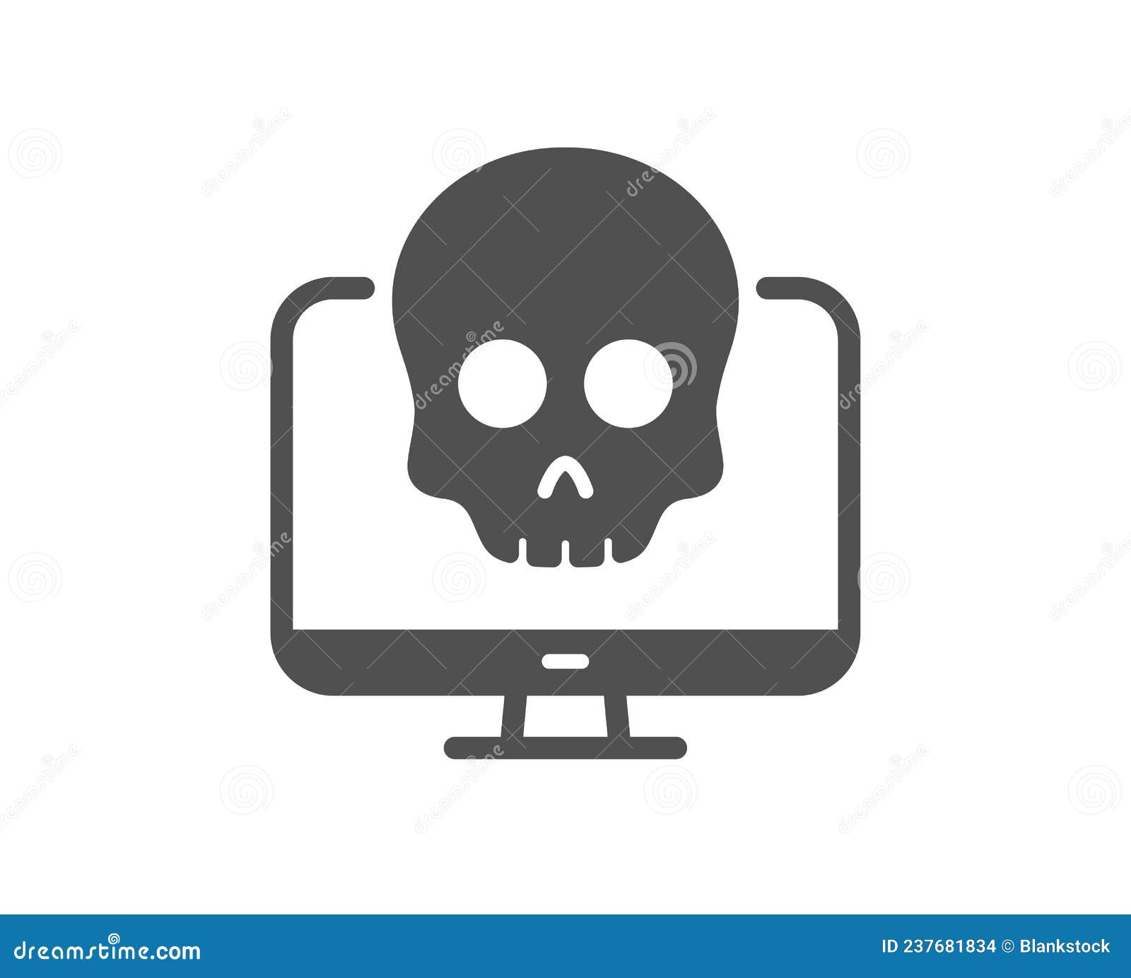 Cyber Attack Icon. Ransomware Threat Sign. Vector Stock Vector ...