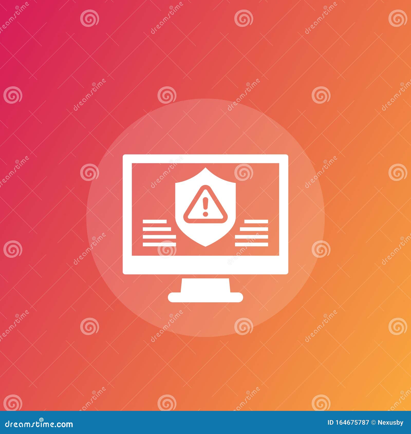 Cyber attack vector icon stock vector. Illustration of backdoor - 164675787