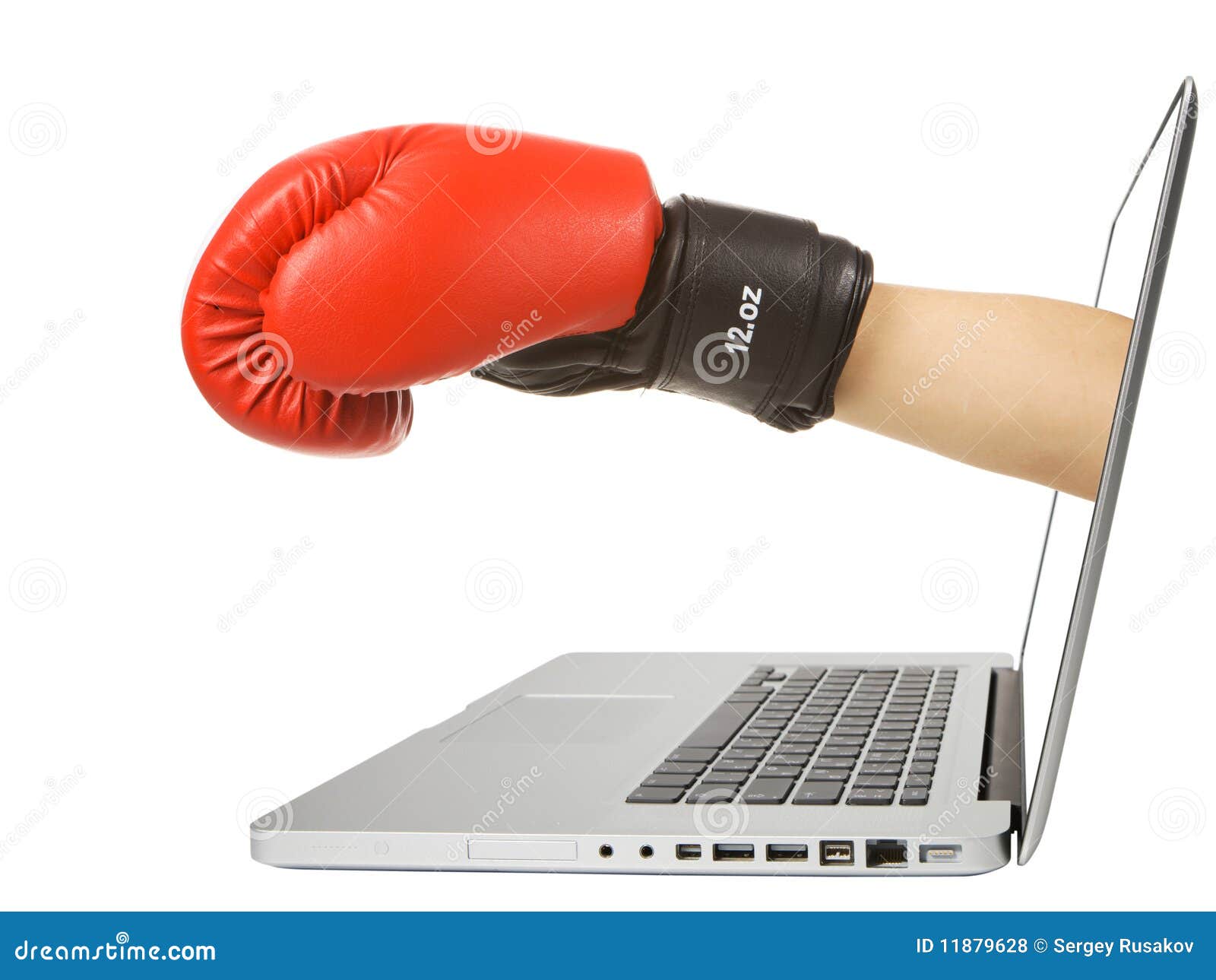 Cyber boxing stock photo. Image of glove, concepts, danger - 11879628