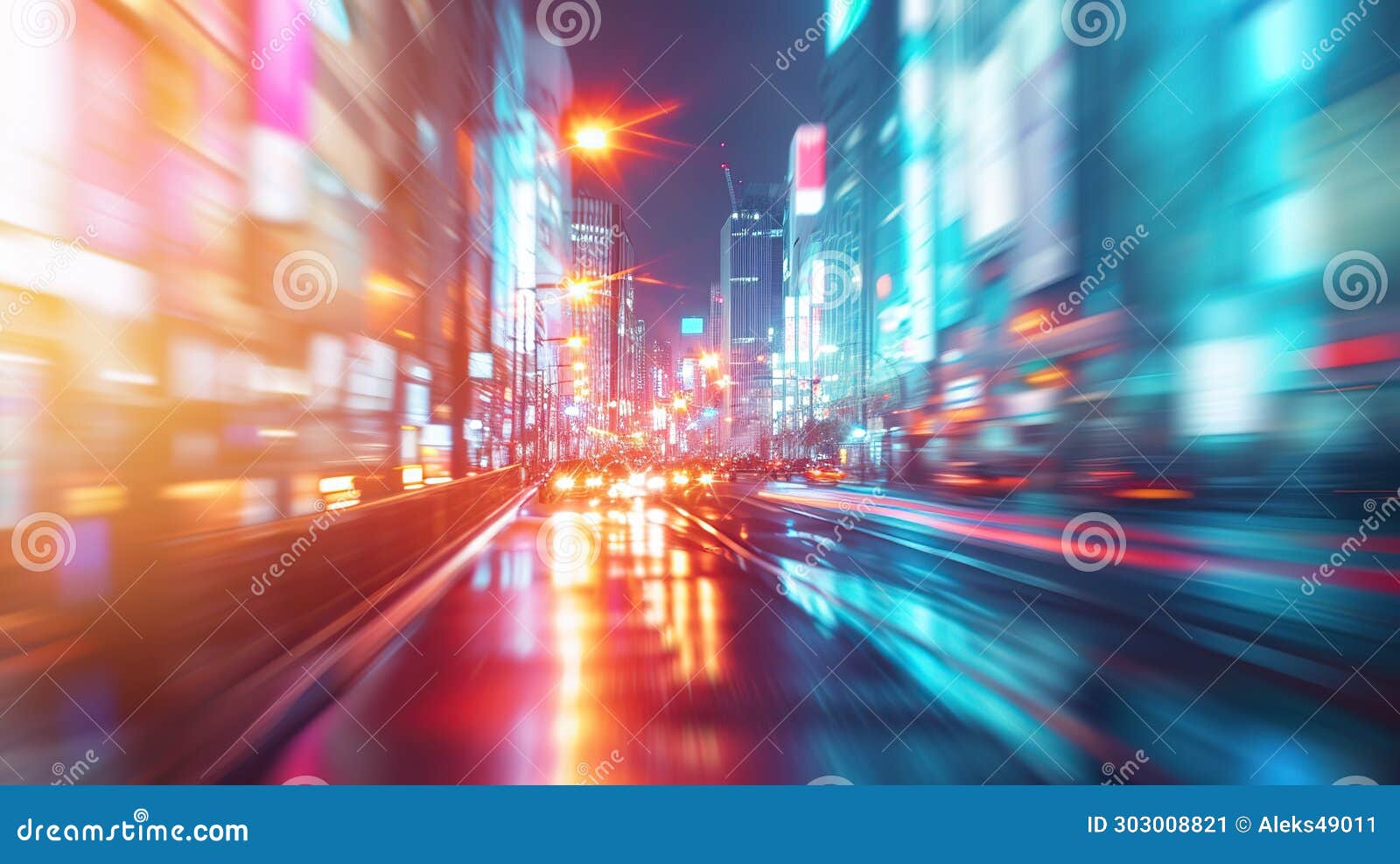 Cyber Buildings.Technology Background. Abstract City of the Future ...