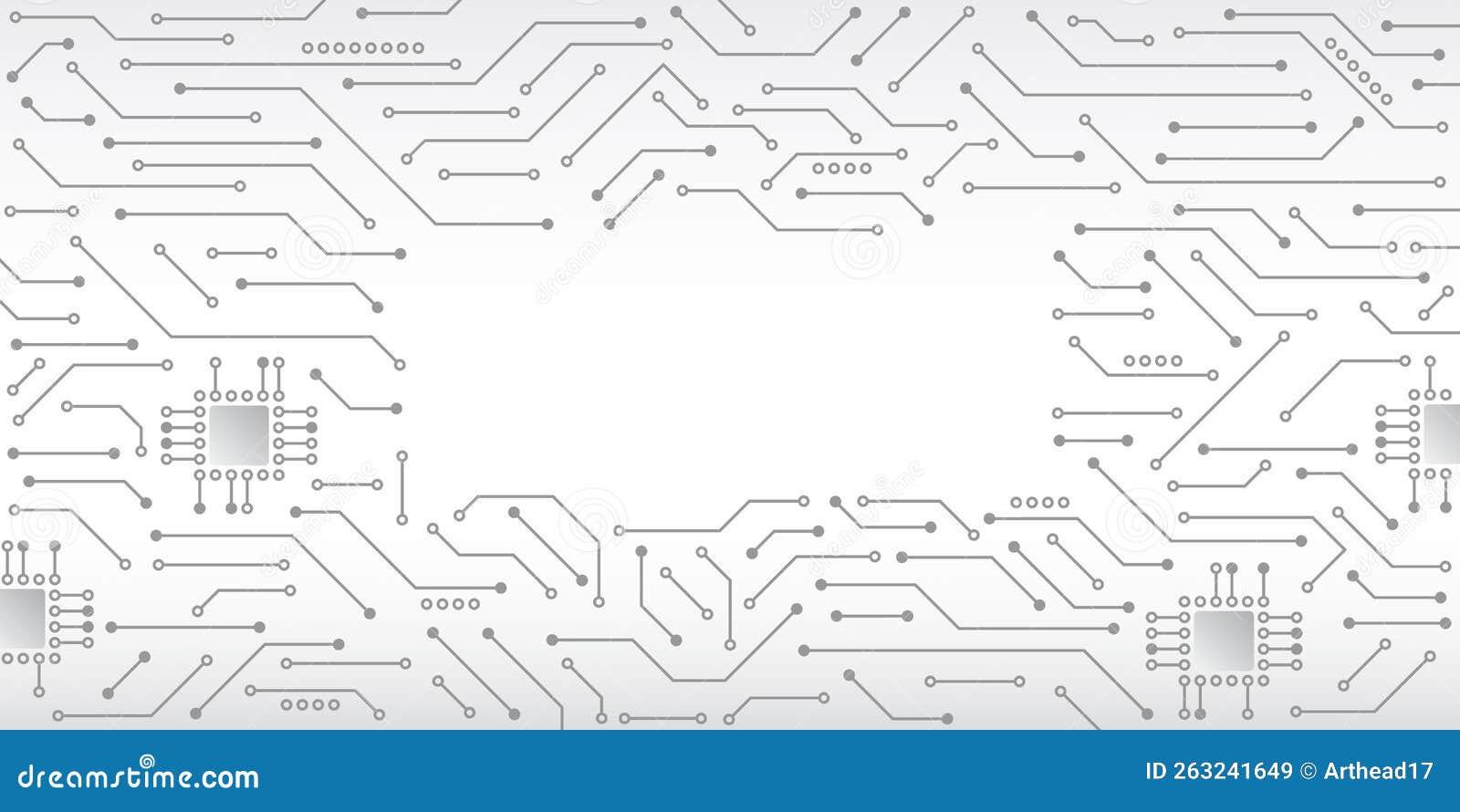 Cyber Connection on the White Background. Hi-tech Communication Design ...