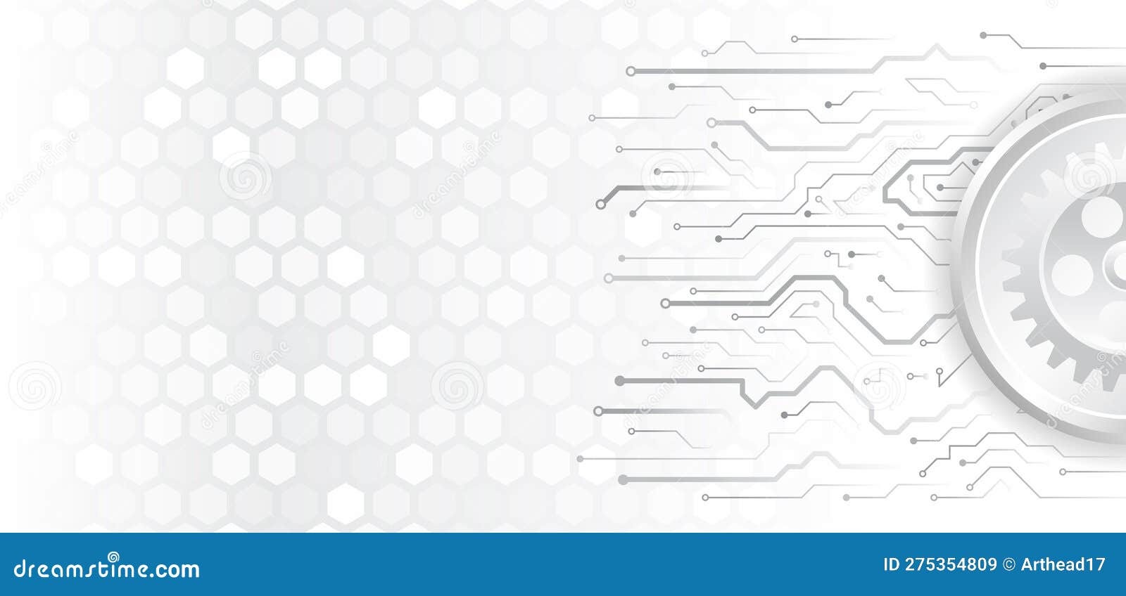 Cyber Connection on the White Background. Hi-tech Communication Design ...