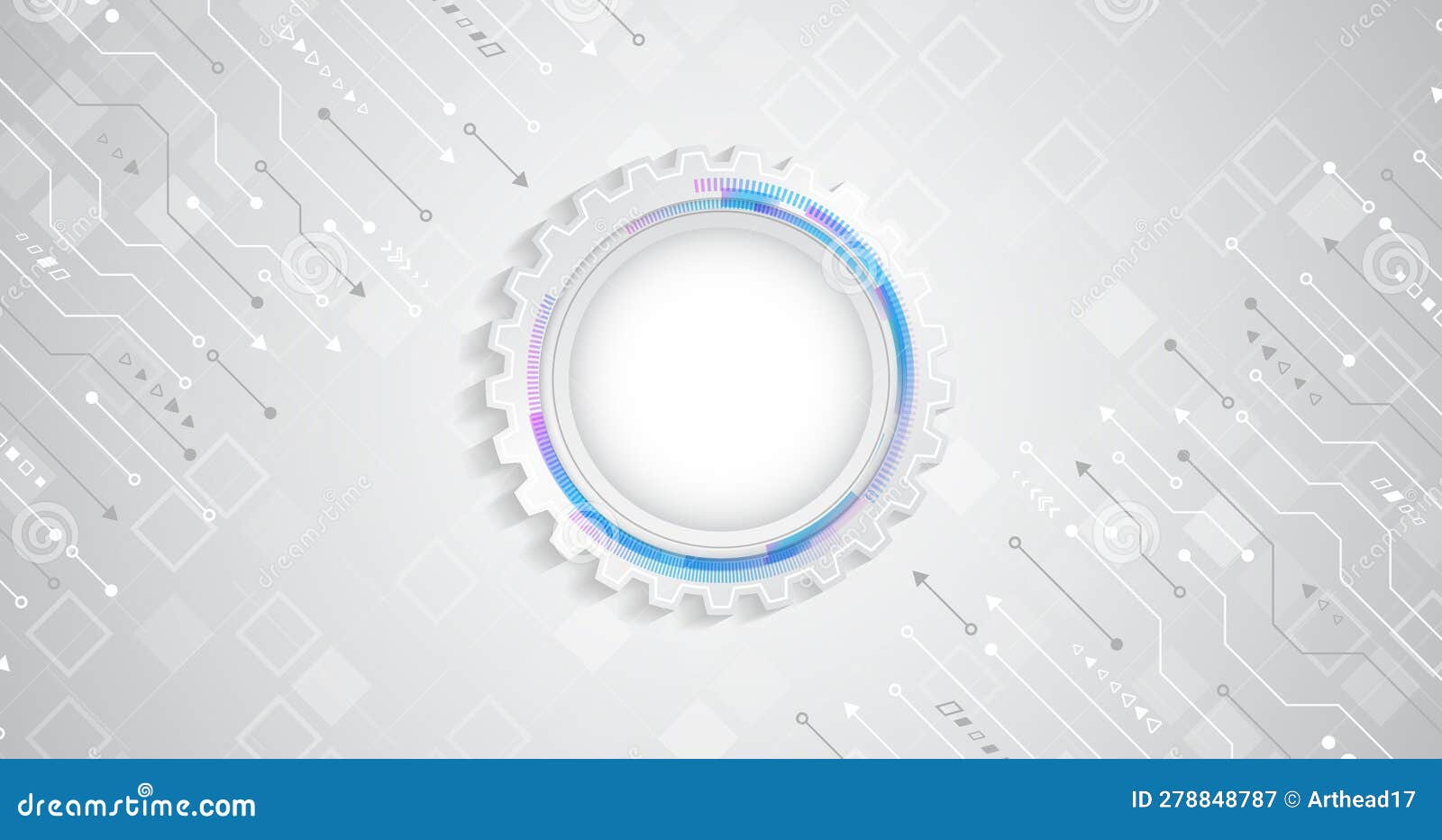 Cyber Connection on the White Background. Hi-tech Communication Design ...