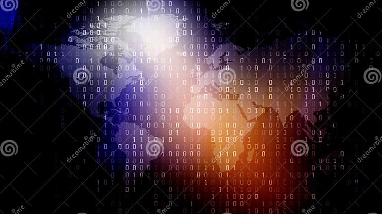 Global Network Secured Through Binary Code And Encryption Exploring