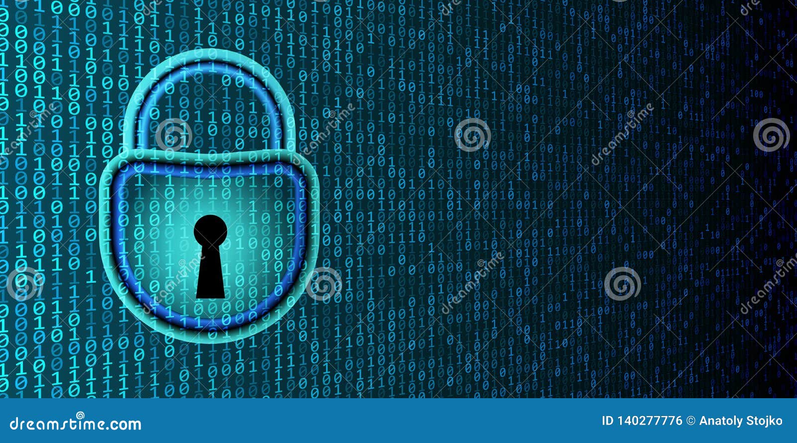 Cyber Crime or Prohibition Background . Vector Illustration Stock ...