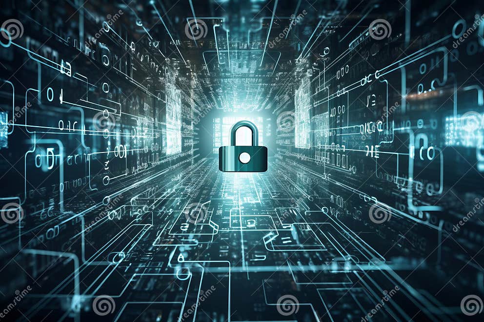 The Internet Data Privacy Information Security Concep. Generative AI ...