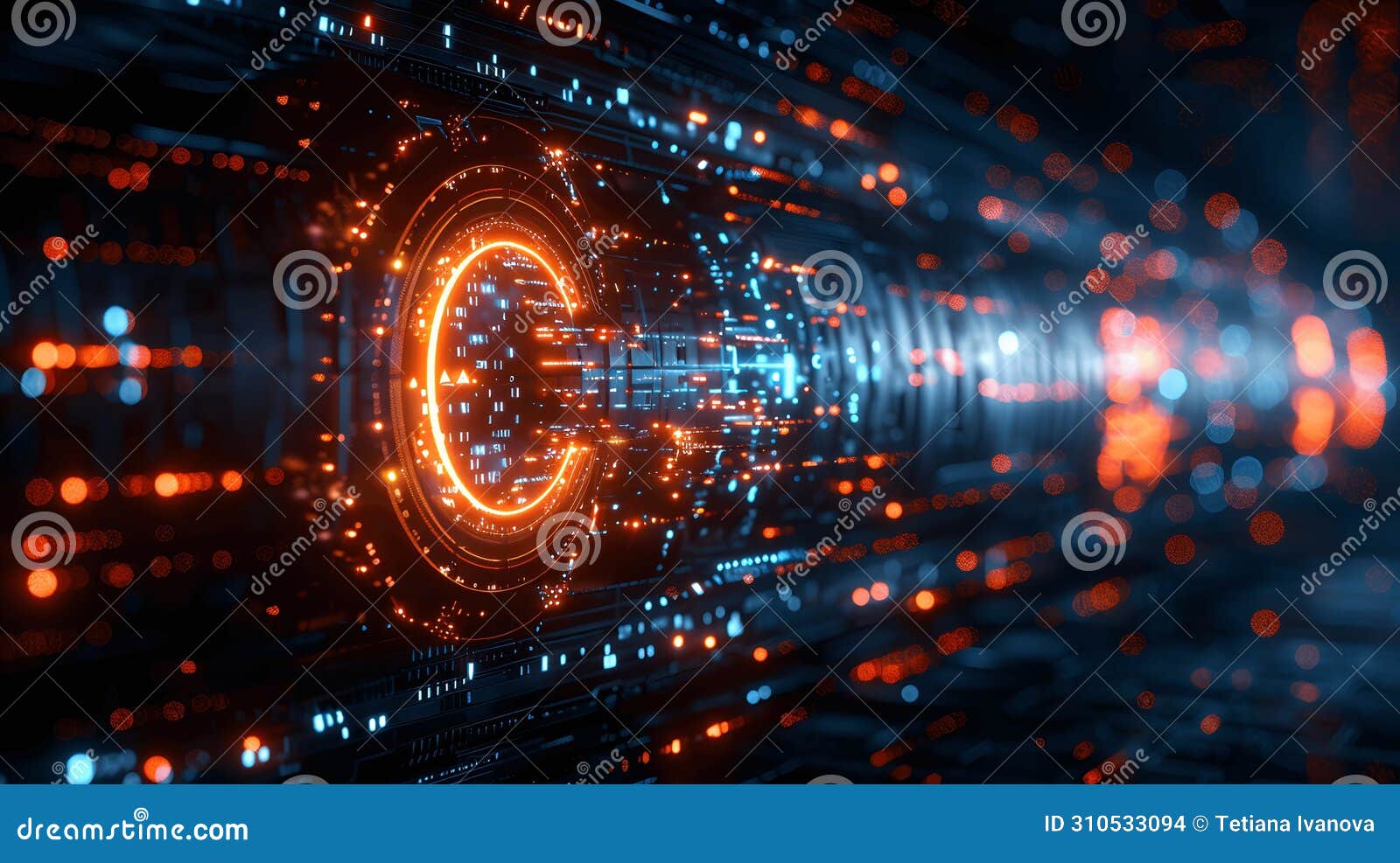 Cyber Encryption Locks Coding Security Stock Illustration Illustration Of Safeguard