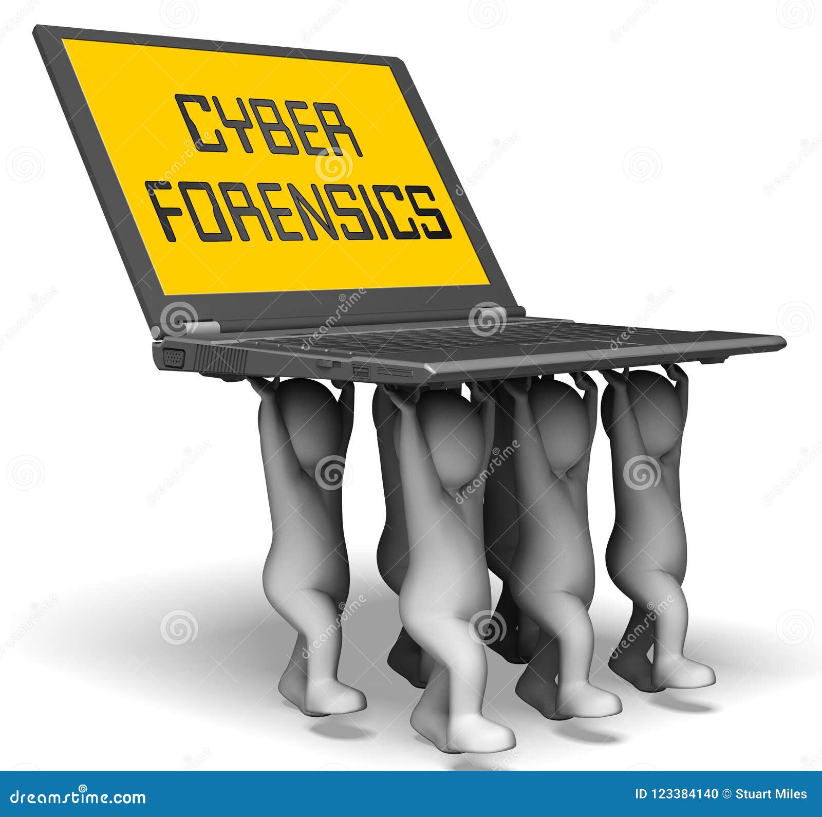 Cyber Forensics Computer Crime Analysis 3d Rendering Stock Illustration ... Cyber Forensics Computer Crime Analysis 3d Rendering Stock Illustration ...