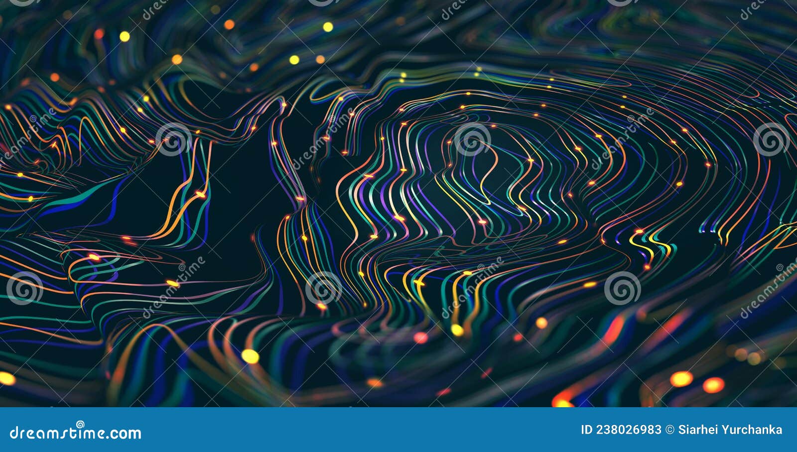 Cyber Funnel, Data Vortex, Neural Network, Linear Entanglement 3d ...