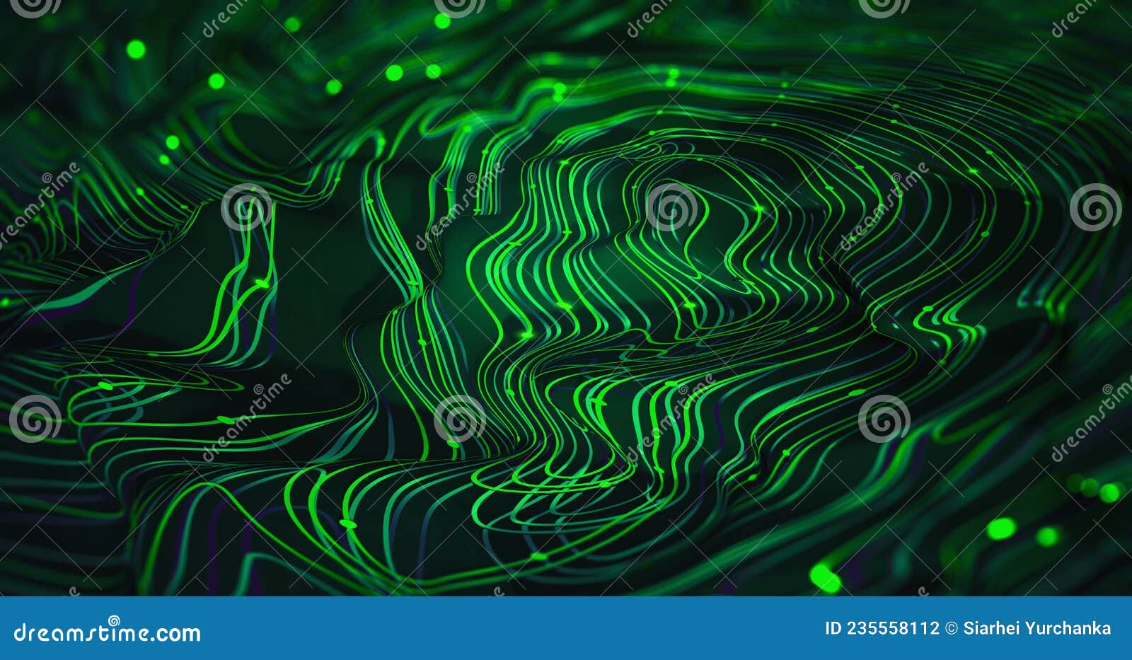 Cyber Funnel, Data Vortex, Neural Network, Linear Entanglement 3d ...