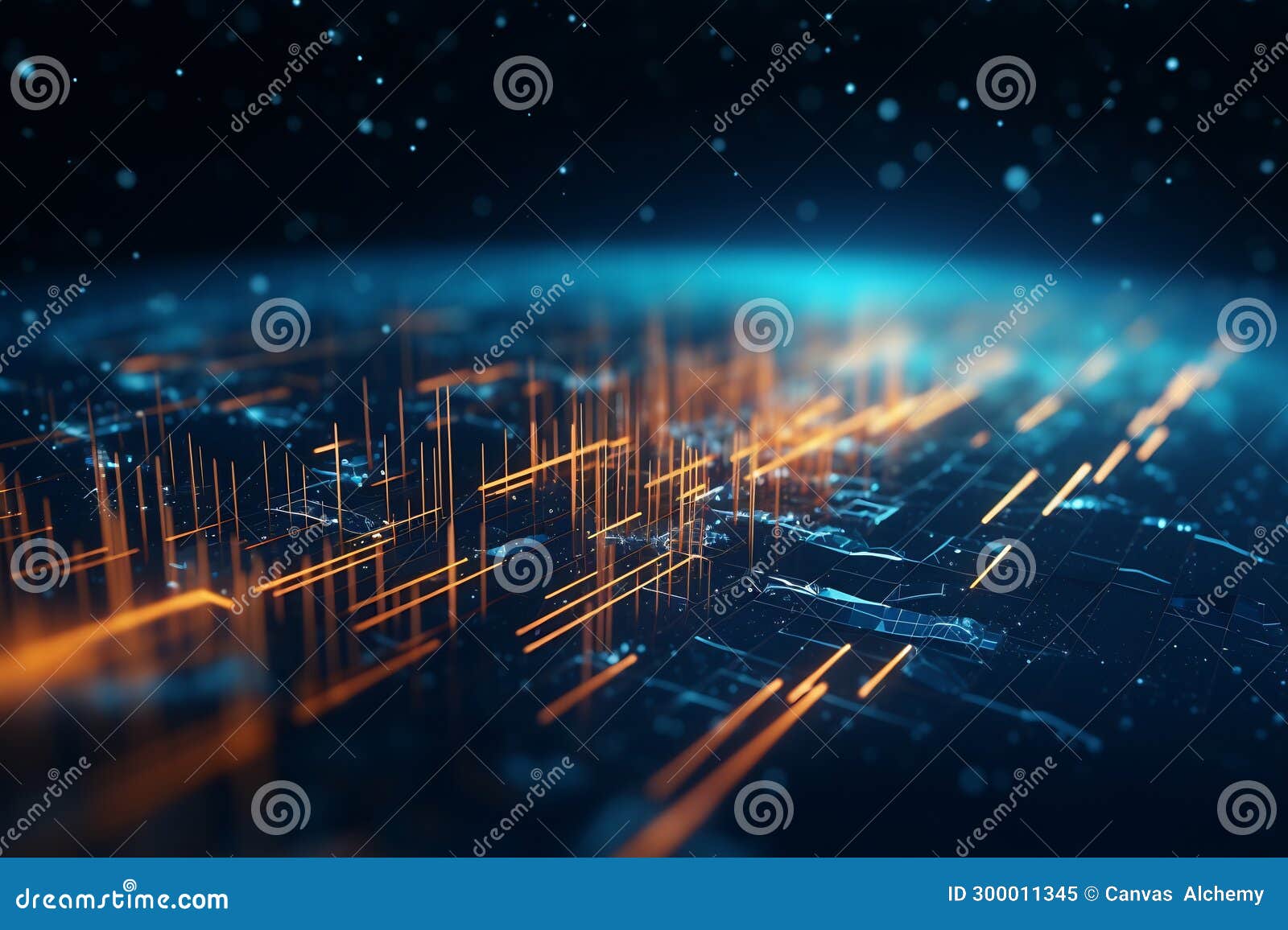 Cyber Futuristic Speed Data Flow Background. Sci-fi Colors. Matrix Technology Decoder Stock ...