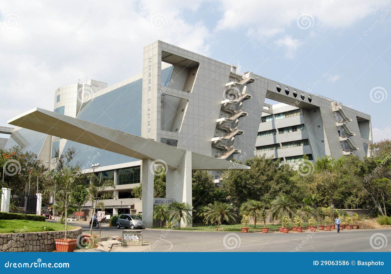 Cyber Gateway Offices, Hyderabad Editorial Photo - Image of editorial ...