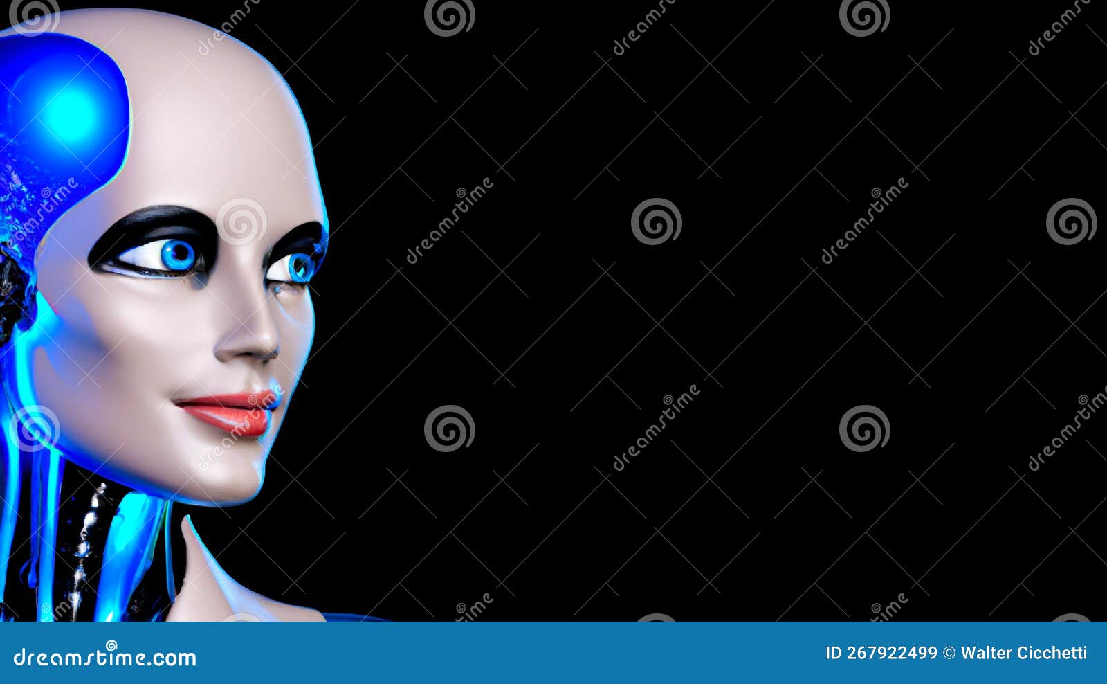 Cyber Girl Humanoid Robot with Artificial Intelligence – Digital 3D ... Cyber Girl Humanoid Robot with Artificial Intelligence – Digital 3D ...